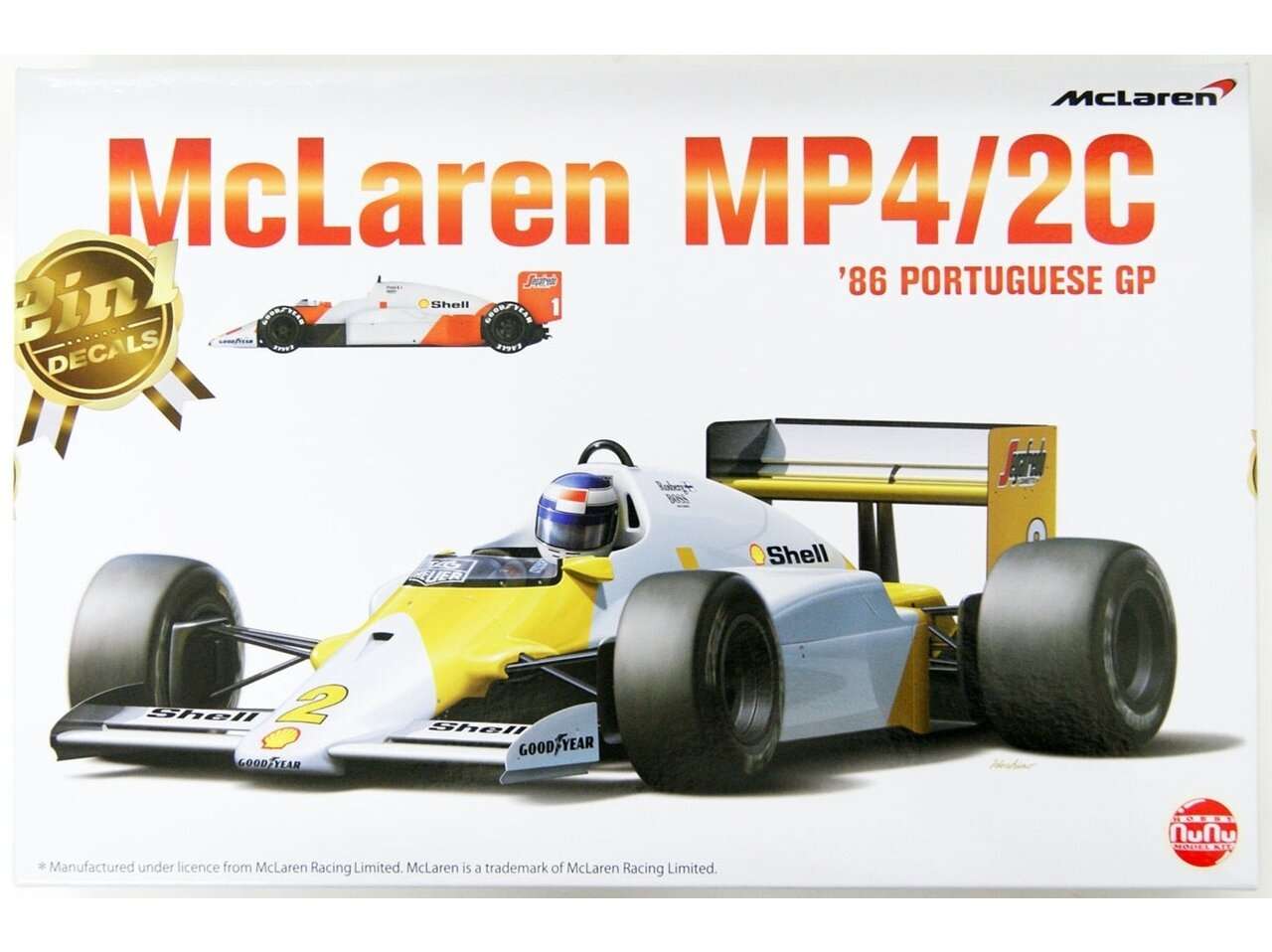 1:20 NuNu 20001 McLaren MP4/2C '86 Portuguese GP - Racing Car