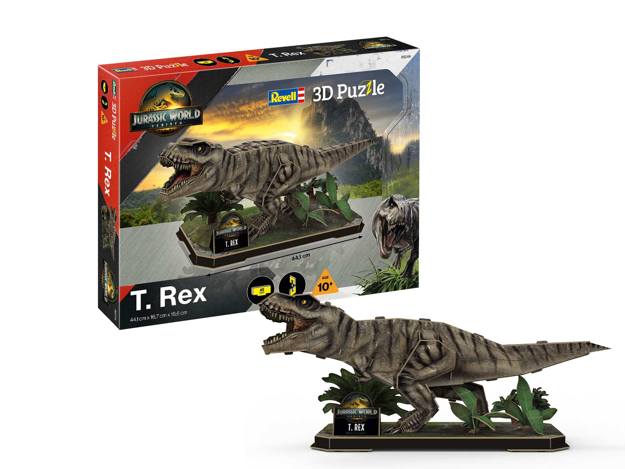 Revell 3D Puzzle - Jurassic World Rebirth T.Rex - 45 Pcs