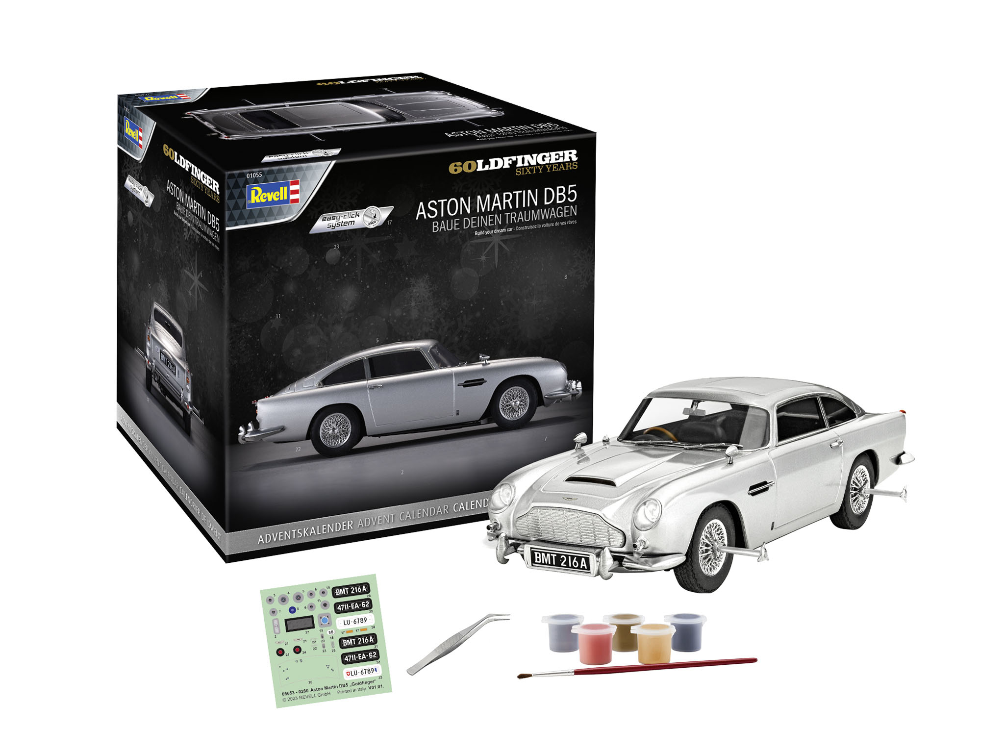 Revell 01055 James Bond Aston Martin DB5 - Adventskalender Modelkit