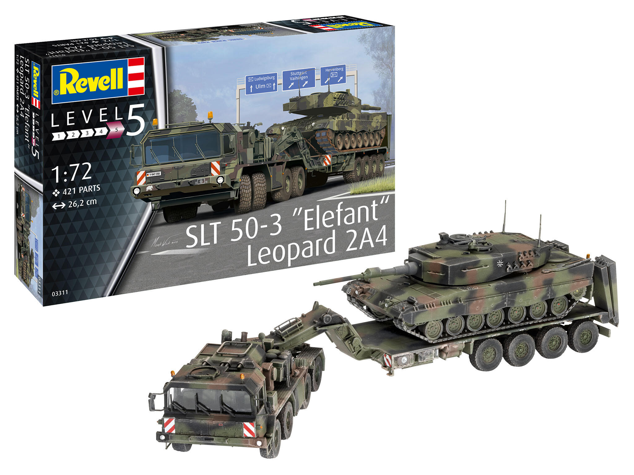 1:72 Revell 03311 SLT 50-3 "Elefant" + Leopard 2A4 bestellen?