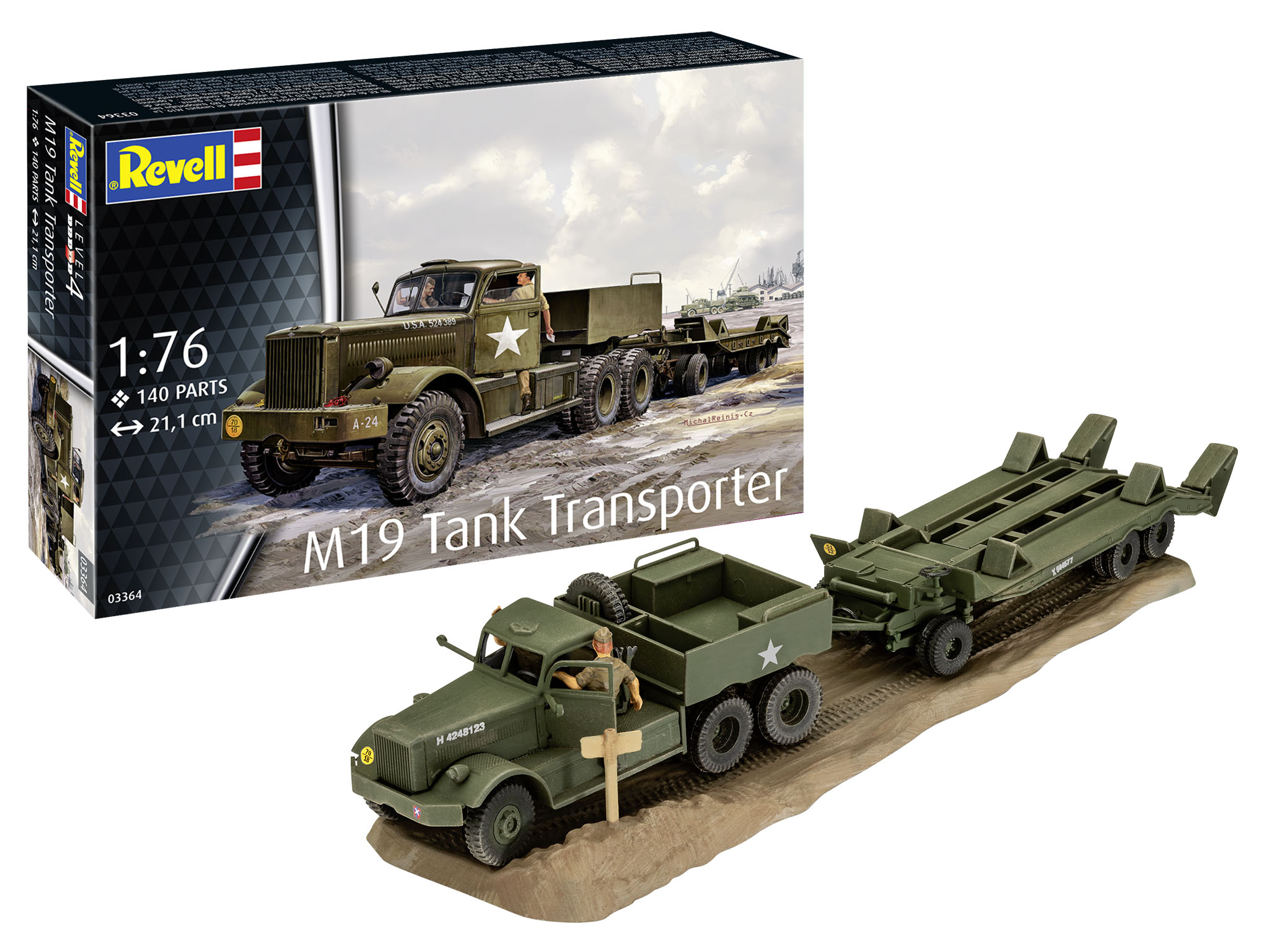 Revell M19 Tank Transporter 1:76 - Military Truck