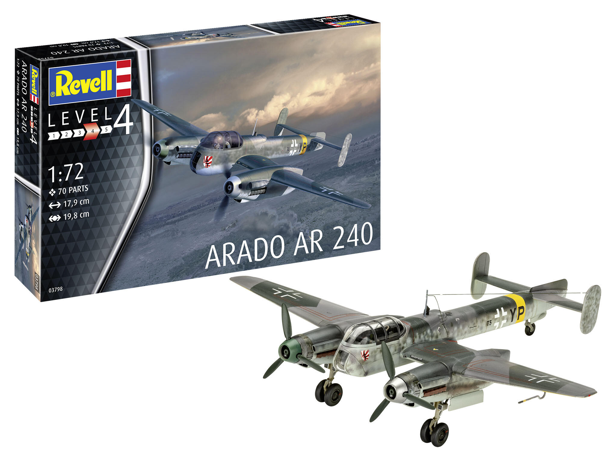 Revell 03798 Arado Ar 240 Vliegtuig Model Kit
