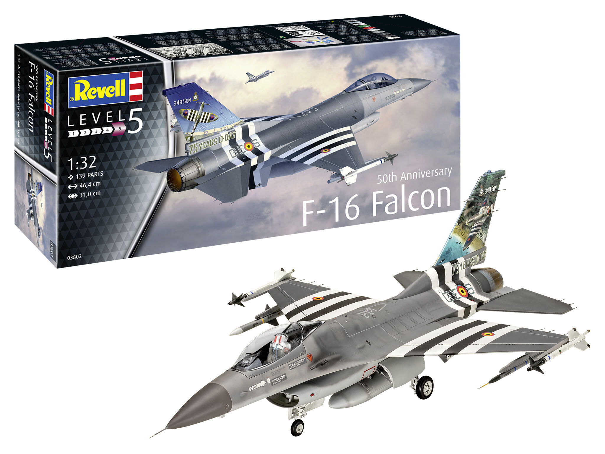 1:32 Revell 03802 50th Anniversary F-16 Falcon