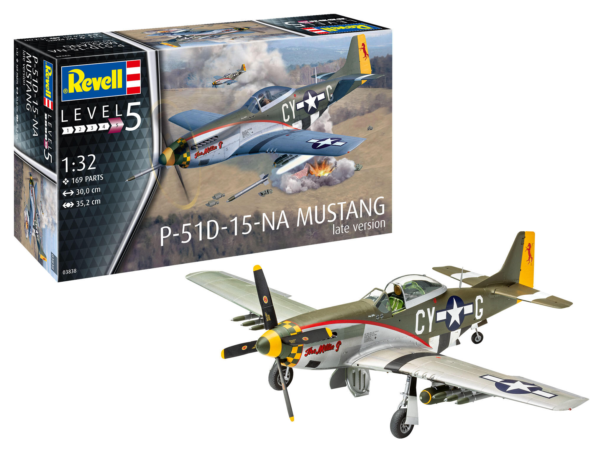 1:32 Revell 03838 P-51 D Mustang - late version
