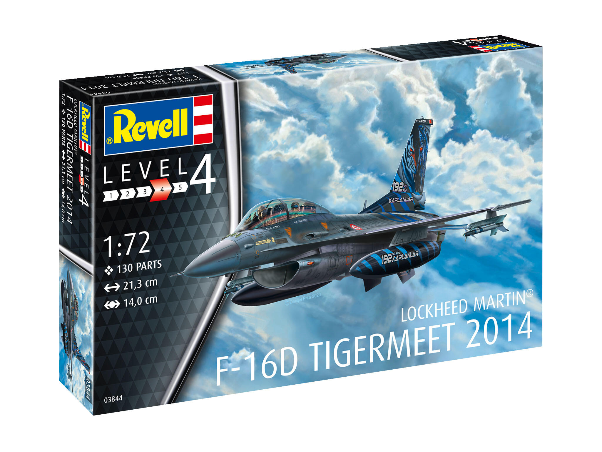 1:72 Revell 03844 Lockheed Martin F-16D Tigermeet 2014