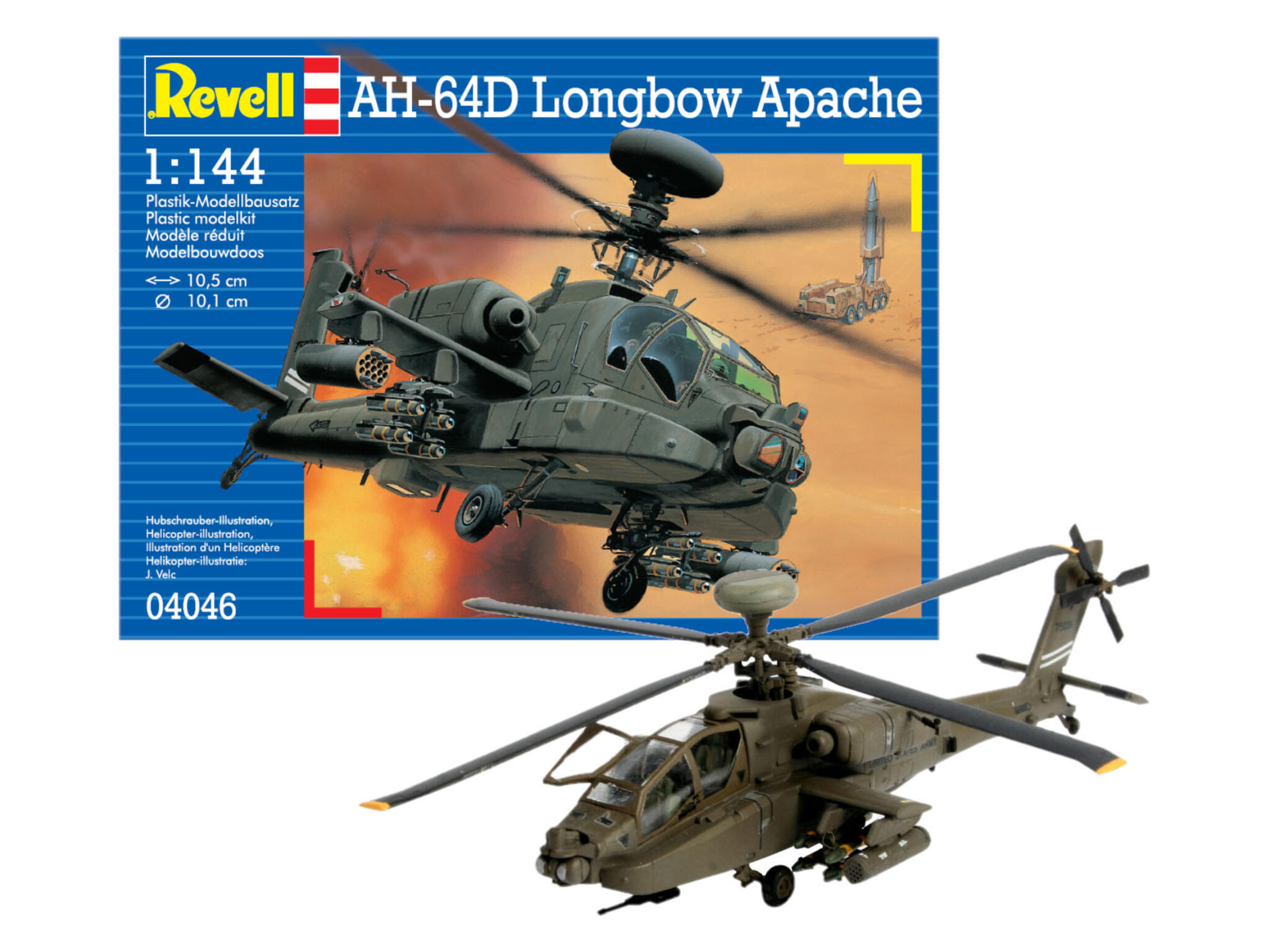 1:144 Revell 04046 AH-64D Longbow Apache