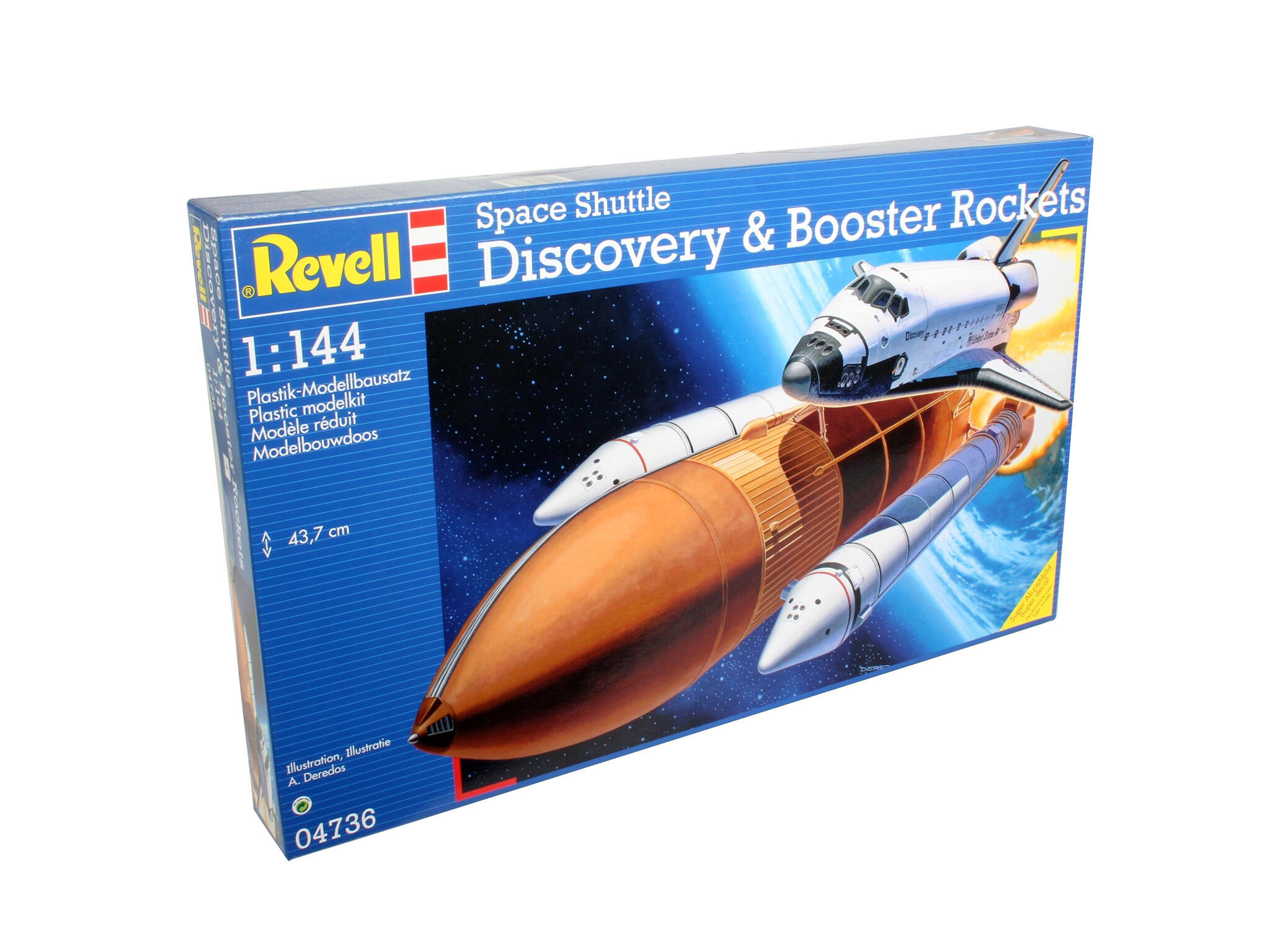 1:144 Revell 04736 Space Shuttle Discovery + Booster Rockets