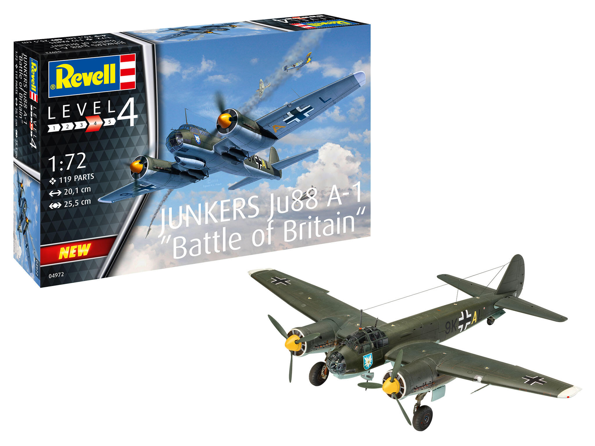 1:72 Revell 04972 Junkers Ju88 A-1 - Battle of Britain