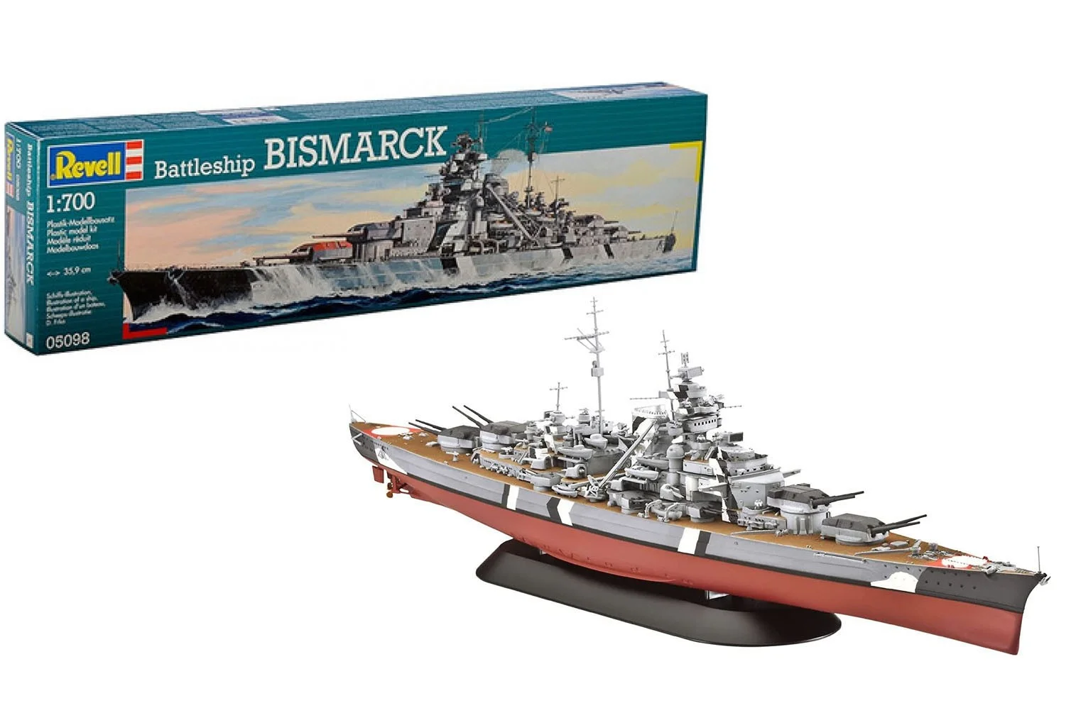 1:700 Revell 05098 Battleship Bismarck bestellen? | Most-Models.com
