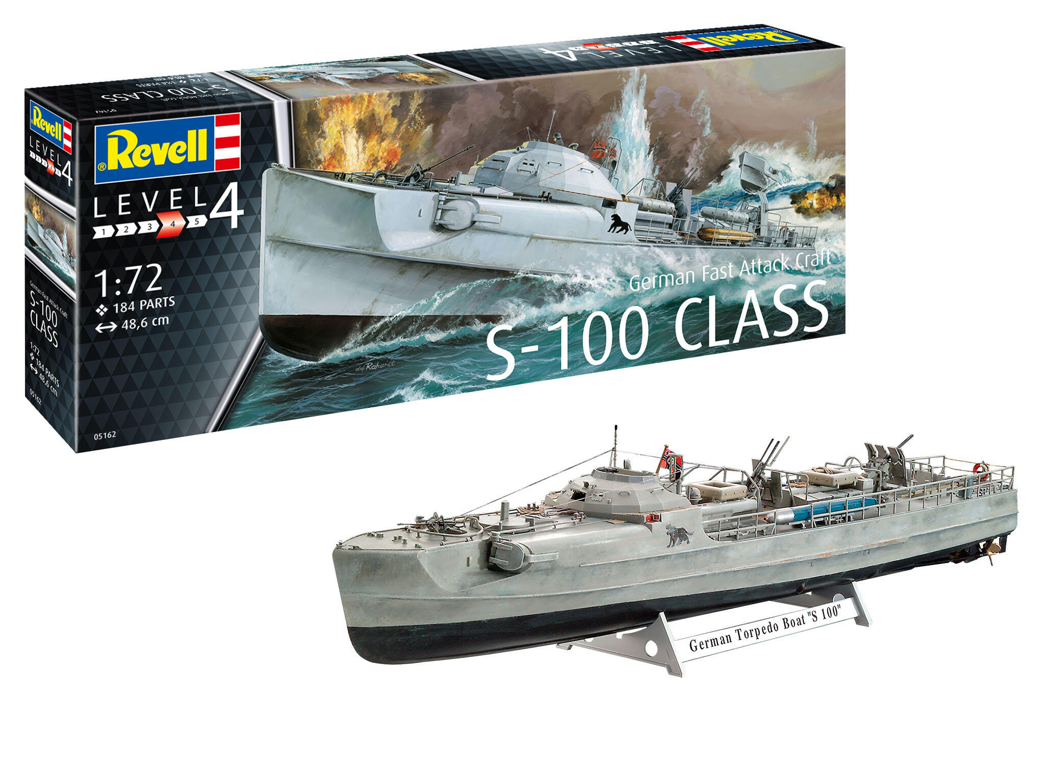 1:72 Revell 05162 German Fast Attack Craft S-100