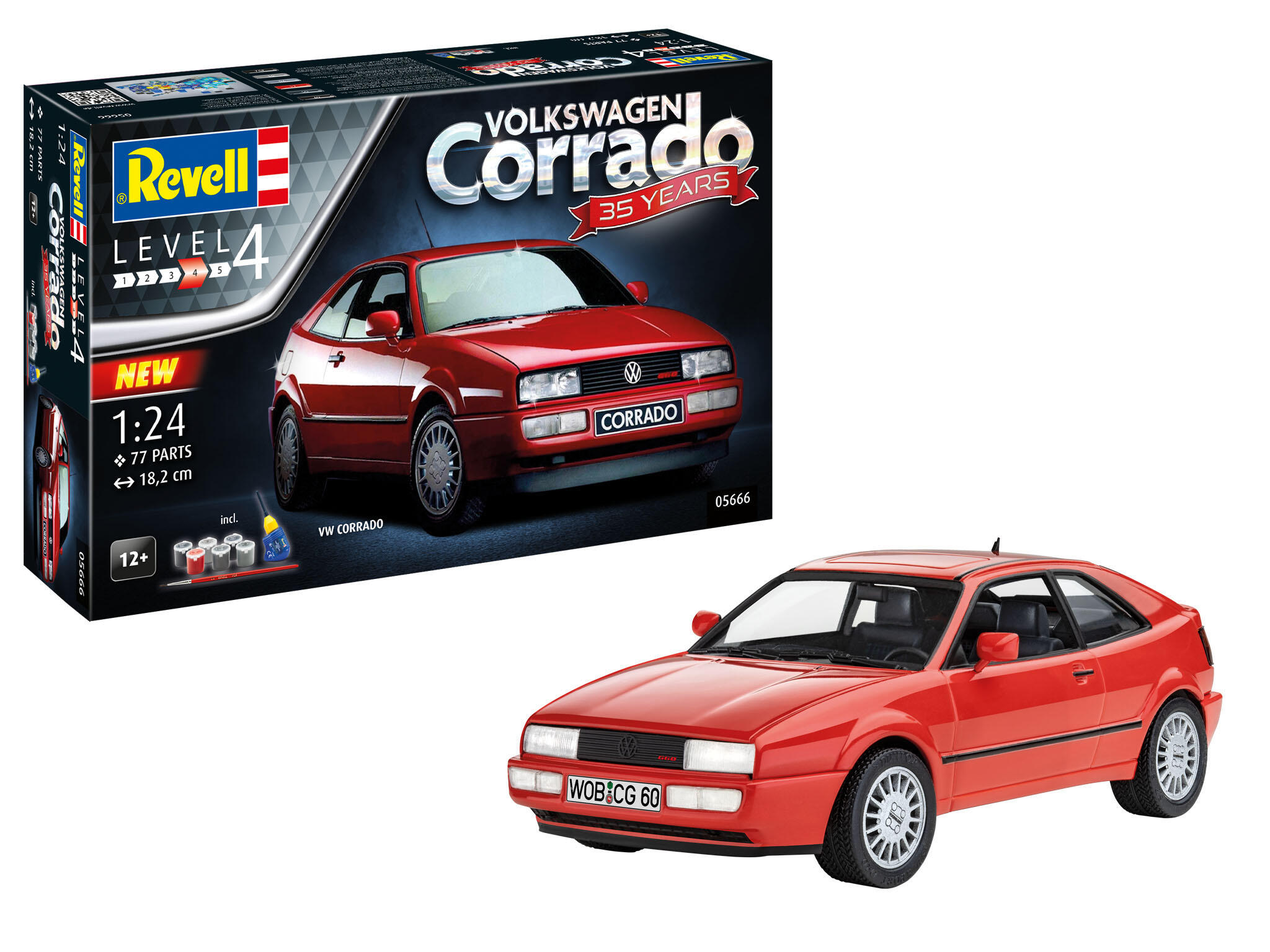 1:24 Revell 05666 Volkswagen VW Corrado - 35 Years! - Geschenkset