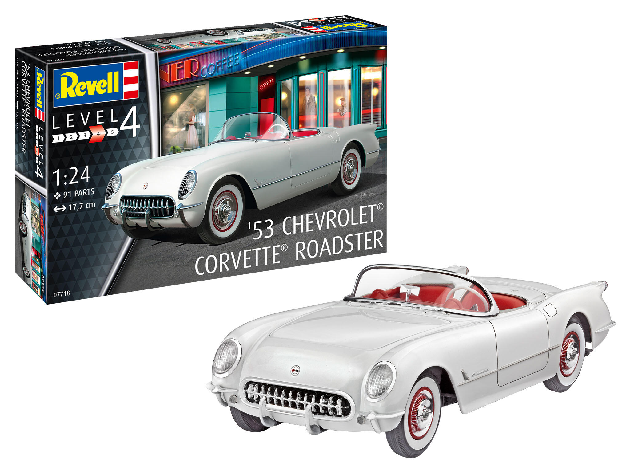 1:24 Revell 07718 1953 Chevrolet Corvette Roadster Car