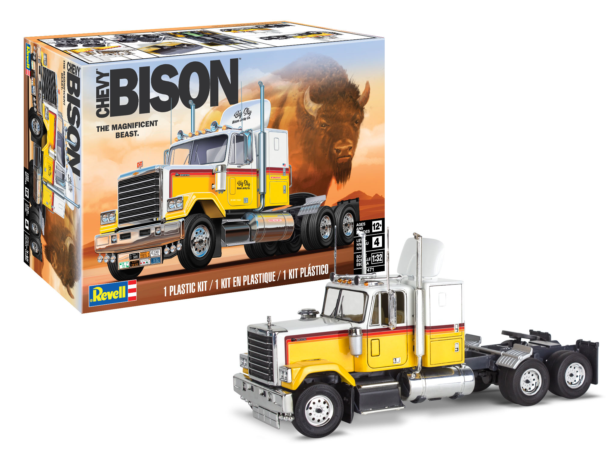 1:32 Revell 17471 Chevy Bison Semi Truck