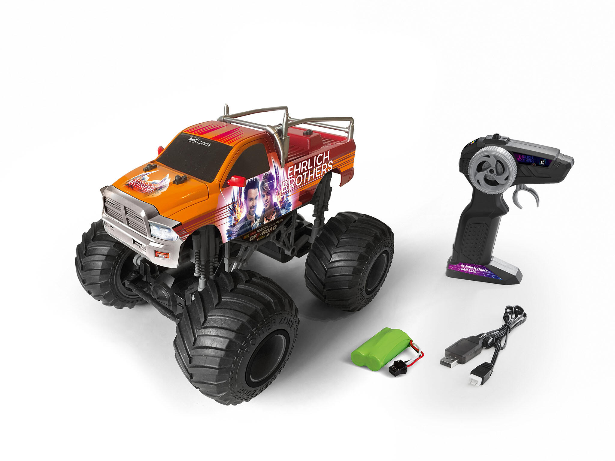 1:16 Revell 24580 RC Monster Truck RAM 3500 - Ehrlich Brothers