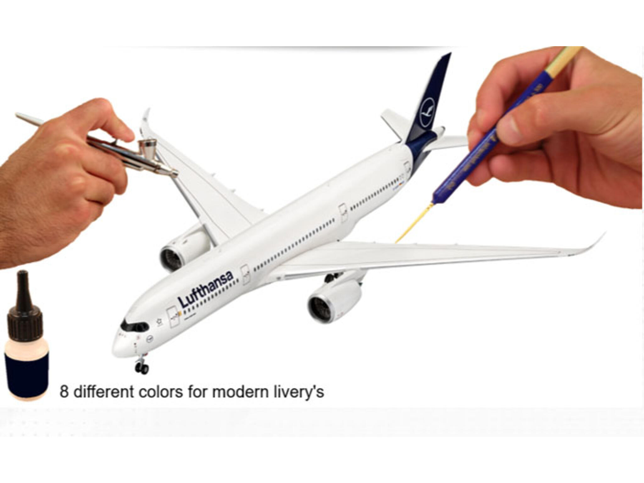 Revell 36203 Model Color - Moderne Civiele Vliegtuig Kleuren - Acryl ...
