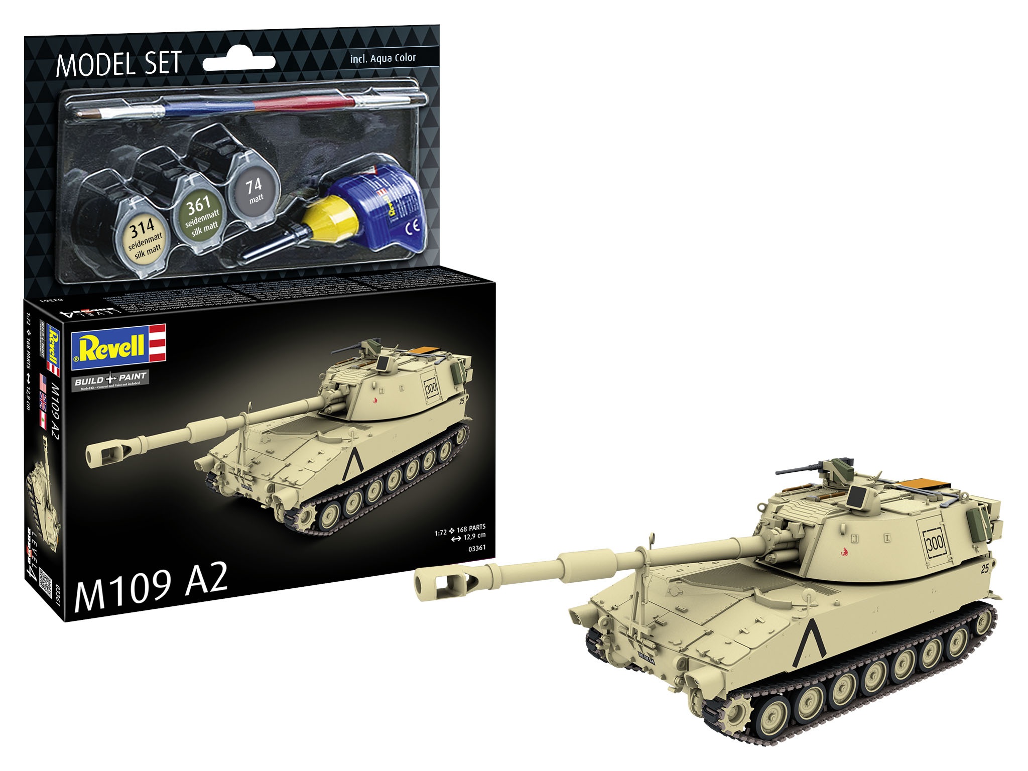 Revell 1:72 M109 A2 Self-Propelled Howitzer Military Kit