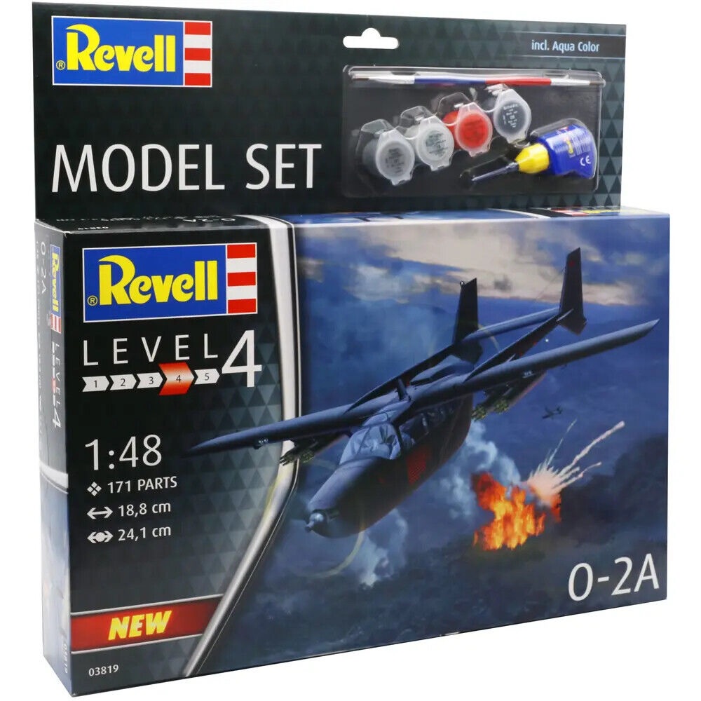 1:48 Revell 63819 O-2A Skymaster - Model Set
