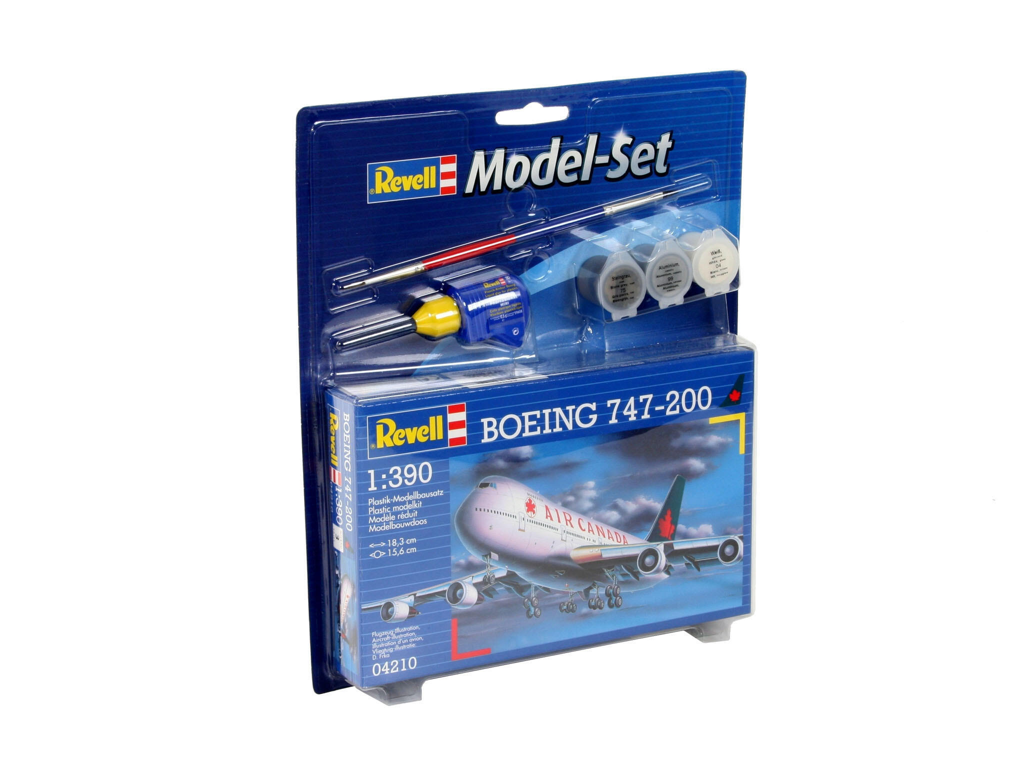 1:390 Revell 64210 Boeing 747-200 Air Canada - Model Set