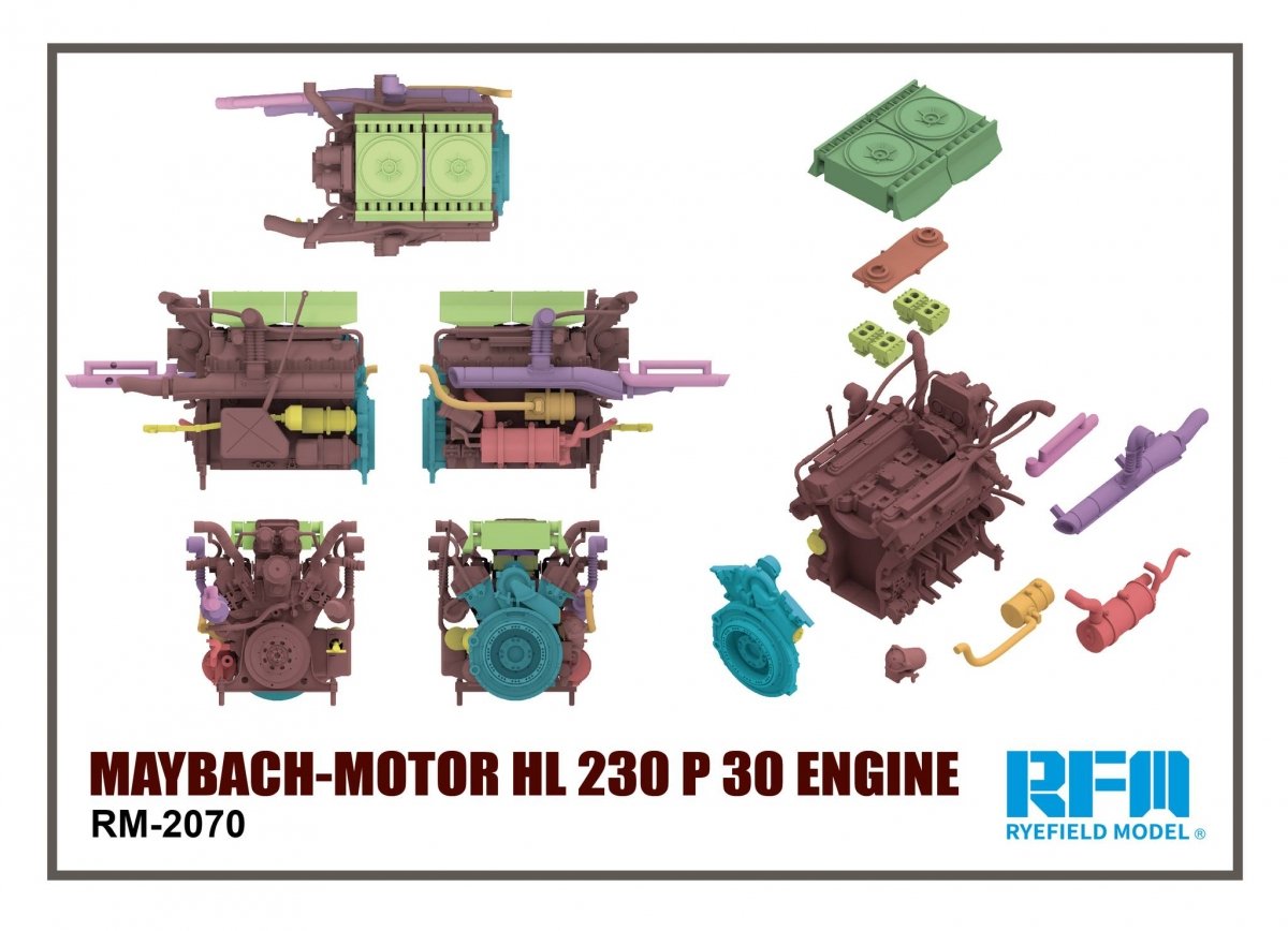 Rye Field MAYBACH-Motor HL 230 P 30 Engine Kit