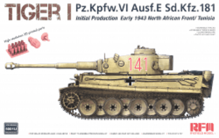 1:35 Rye Field Model 5001U Tiger I Initial Production