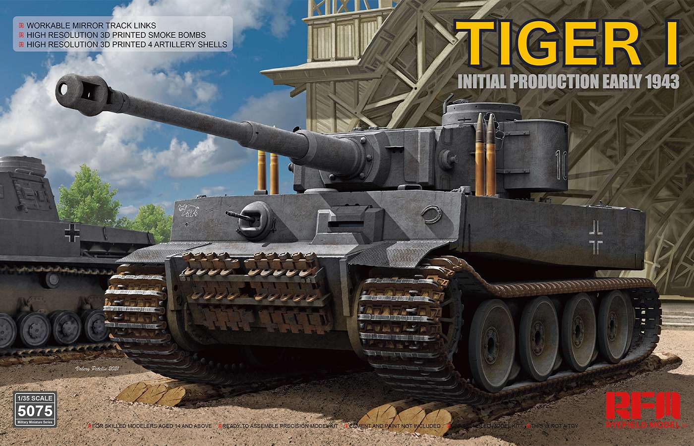 1:35 Rye Field Model 5075 Tiger I Initial Production Early 1943