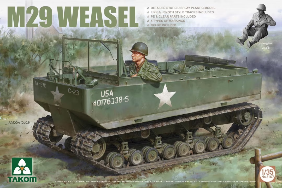 1:35 Takom 2167 M29 Weasel | Most-Models.com