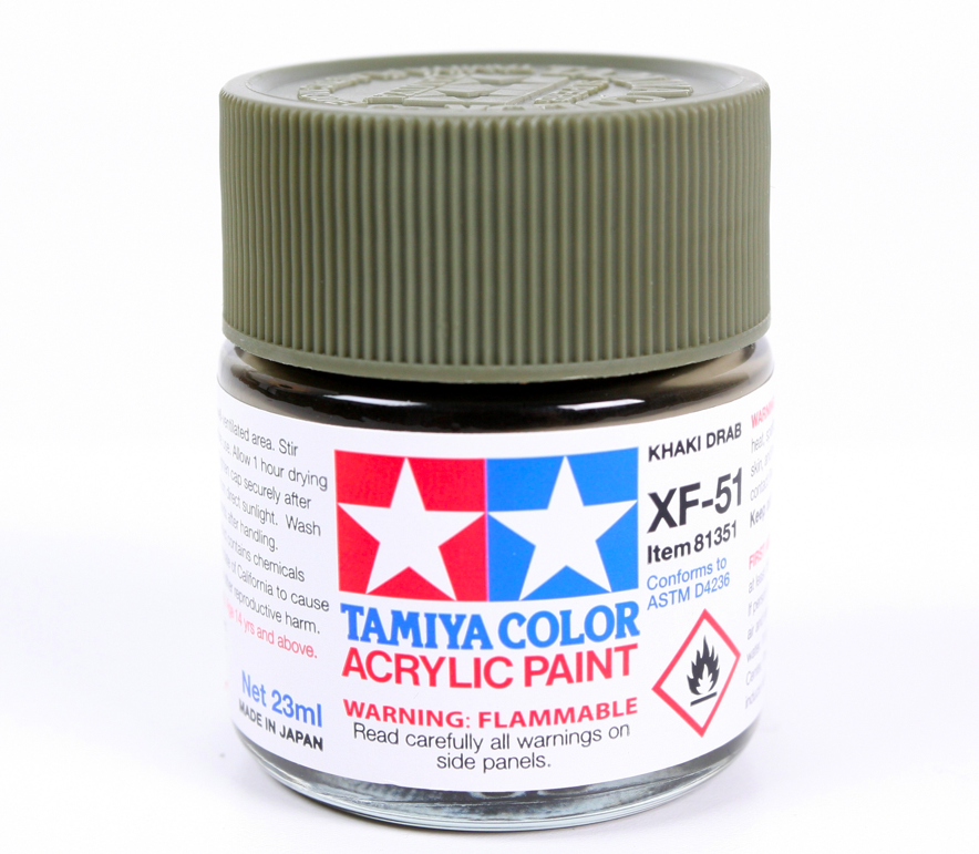 Tamiya XF-51 Khaki Drab - Grey Brown - Matt - Acryl - 23ml