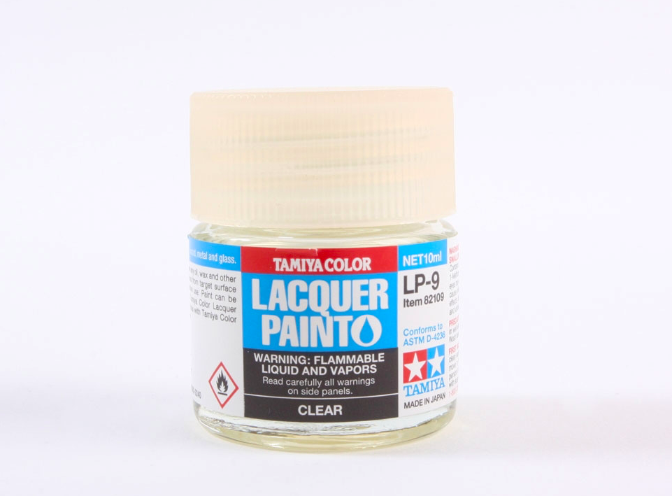 Tamiya LP-9 Clear Varnish - Gloss - Lacquer Paint - 10ml
