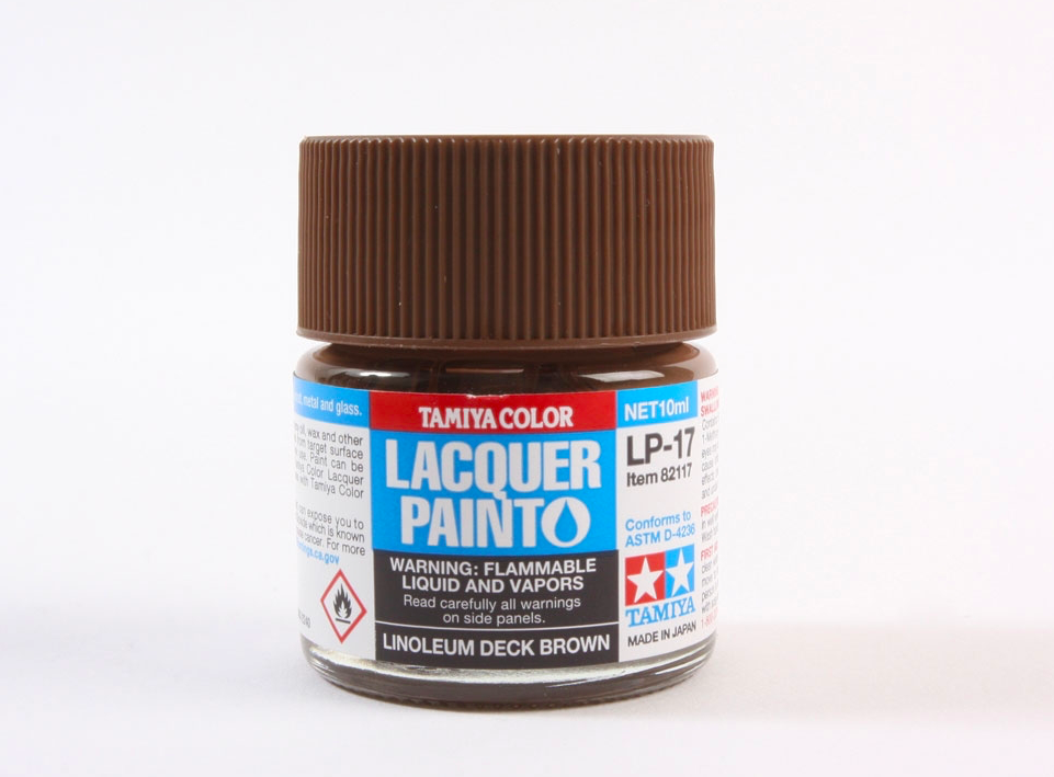 Tamiya LP-17 Linoleum Deck - Matt - Lacquer Paint - 10ml