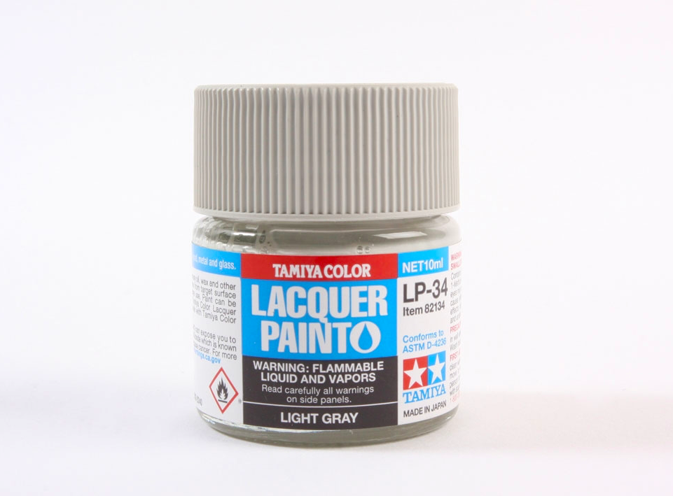Tamiya LP-34 Light Grey - Matt - Lacquer Paint - 10ml