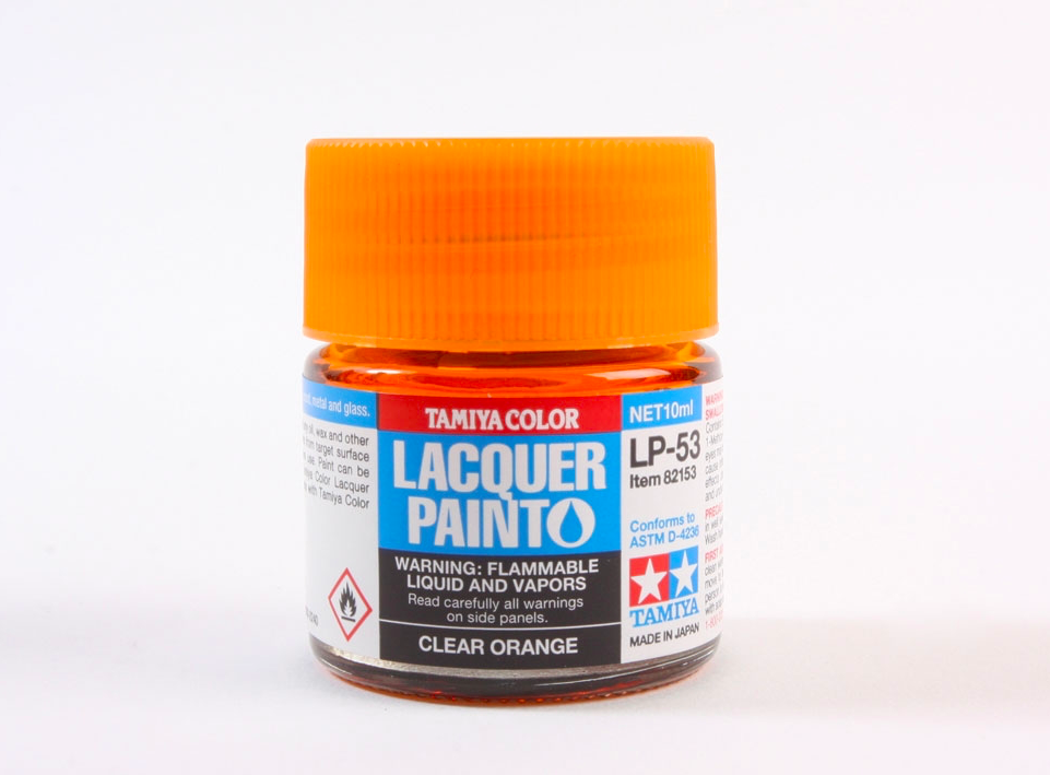 Tamiya LP-53 Orange - Clear - Gloss - Lacquer Paint - 10ml