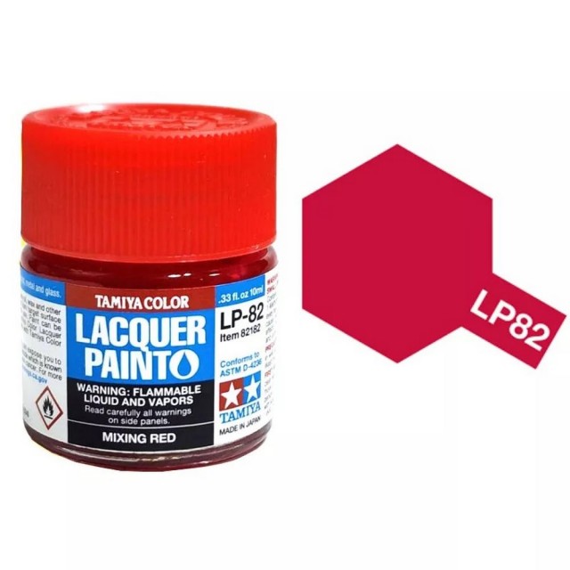 Tamiya LP-82 Mixing Red - Lacquer Paint - 10ml
