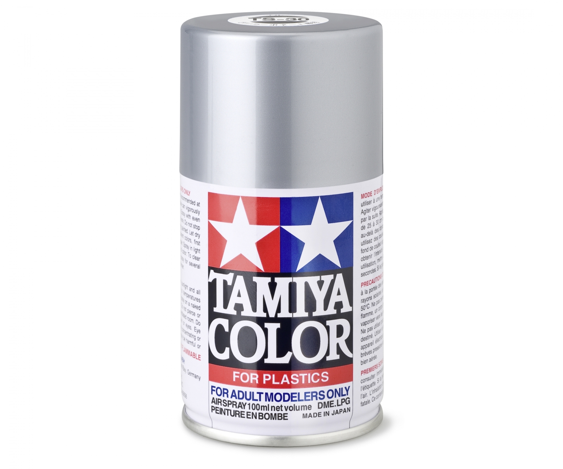 Tamiya TS-30 Silver - Metallic - Gloss - Acryl Spray - 100ml