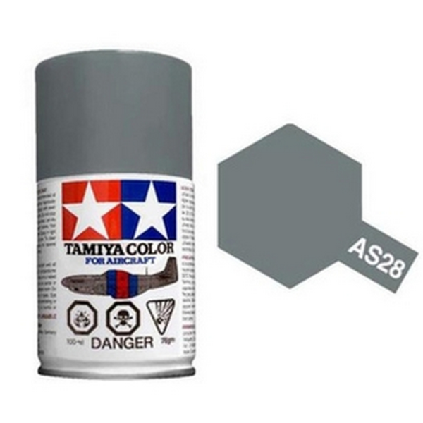 Tamiya AS-28 Medium Ghost Gray - Acrylic Spray 100ml