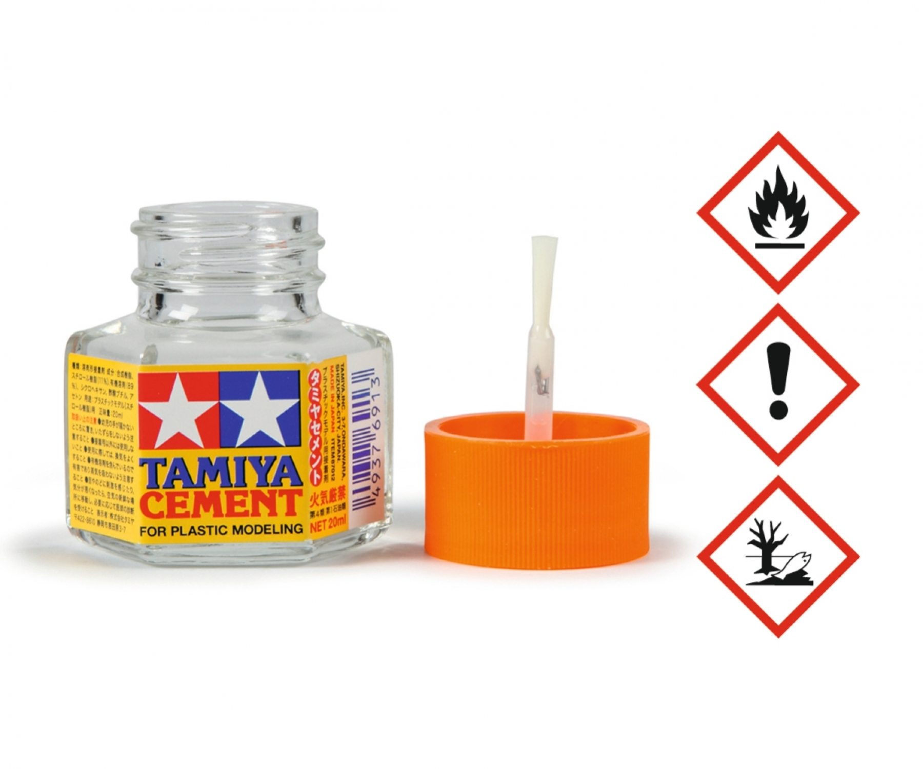 Tamiya 87012 Cement with Brush - Glue - Bottle for sale! Most-Models