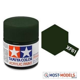 Tamiya XF-61 Dark Green - Matt - Acryl - 23ml