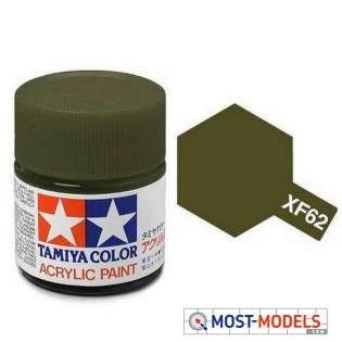 Tamiya XF-62 Brown Olive Drab - Matt - Acryl - 23ml