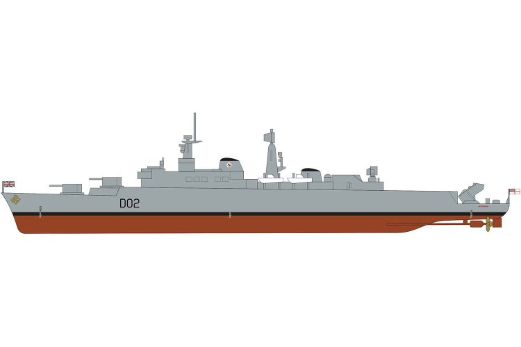 1:600 Airfix 03202V HMS Devonshire Ship