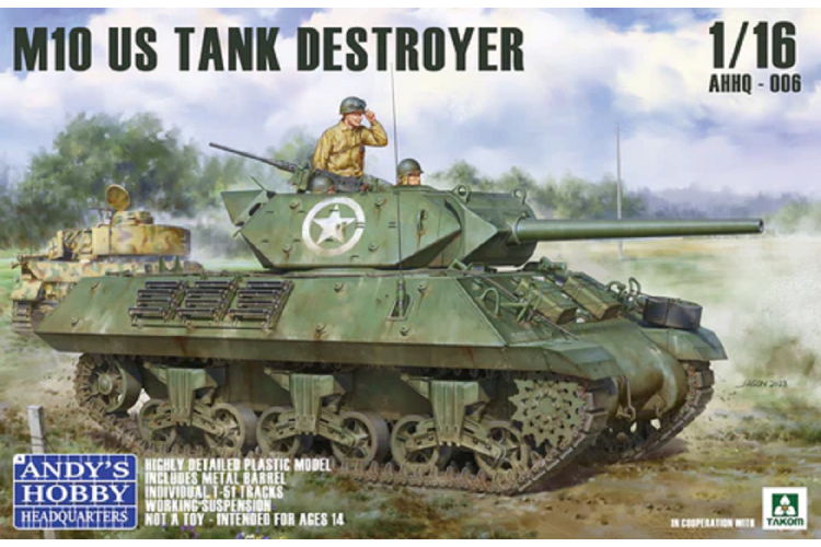 1:16 Andys Hobby Headquarters 006 U.S. M10 Tank Destroyer - Wolverine