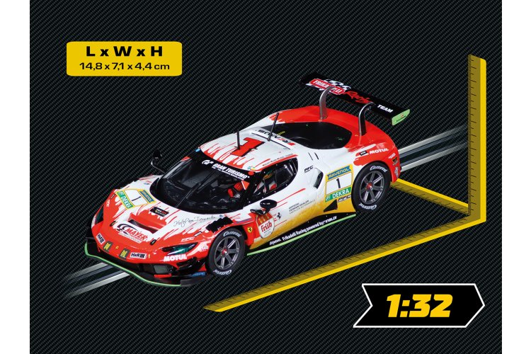 Ferrari 296 GT3 Frikadelli Nürburgring 1:32 Carrera Evolution slot car