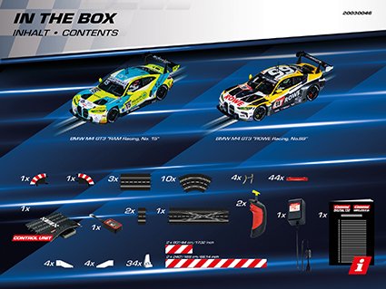 Carrera Digital 132 Pole Position BMW M4 GT3 ROWE vs RAM Racing Racebaan