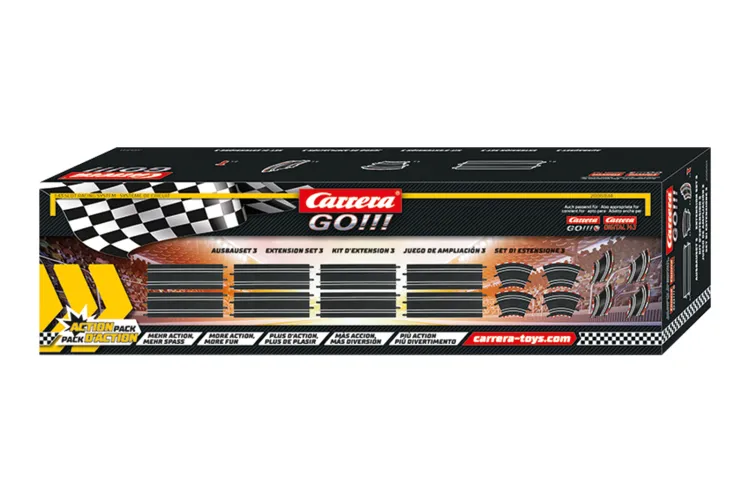 Carrera GO!!! Uitbouw Set 3 - 16 Baandelen Racebaan