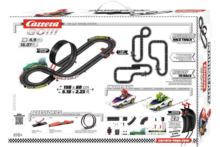 Carrera GO!!! Mario Kart™ P-Wing - Mario vs. Yoshi Racebaan