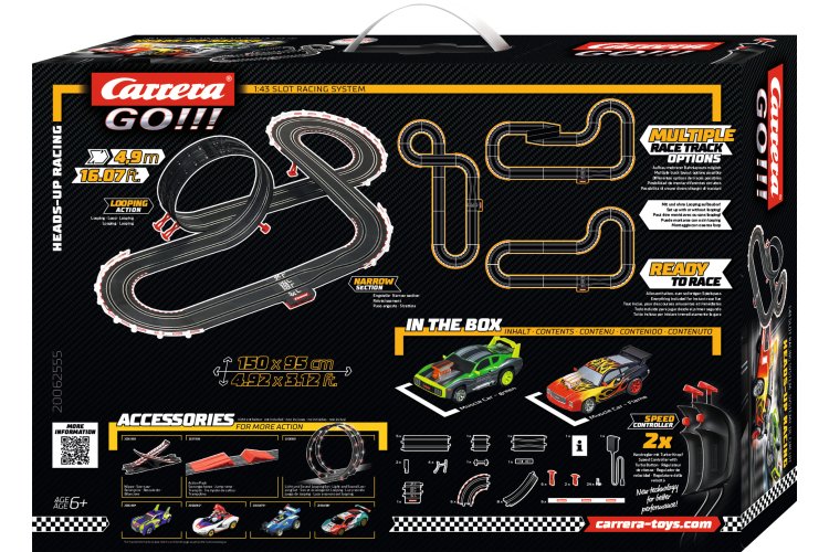 Carrera GO!!! Heads-Up Racing - Racebaan voor veel Raceplezier!