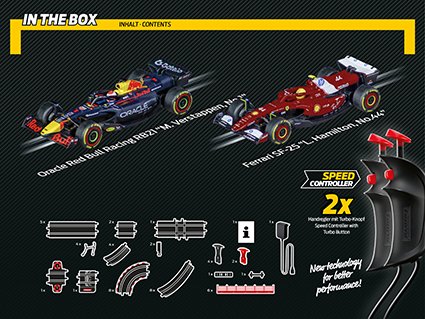 Carrera GO!!! Speed Zone Formule 1 Verstappen vs Hamilton Racebaan