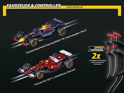 Carrera GO!!! Speed Zone Formule 1 Verstappen vs Hamilton Racebaan