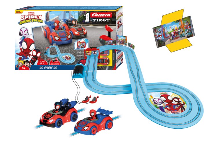 Carrera Spidey vs. Spin Track 2.9m - Kid-Friendly Fun