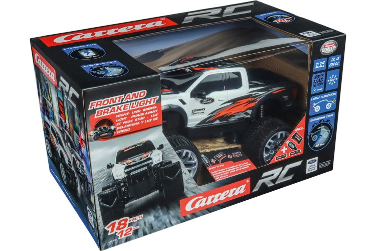 Carrera RC Auto Ford Raptor F-150 - Wit 2,4GHZ | Most-Models.com