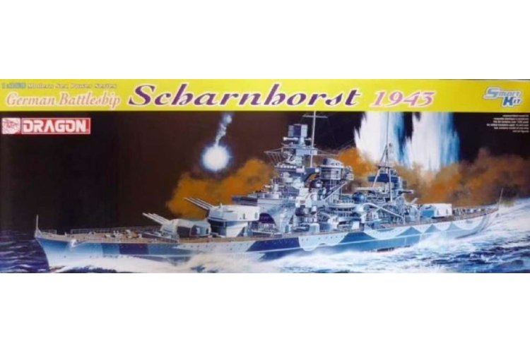 1:350 Dragon 1040 German Battleship Scharnhorst 1943