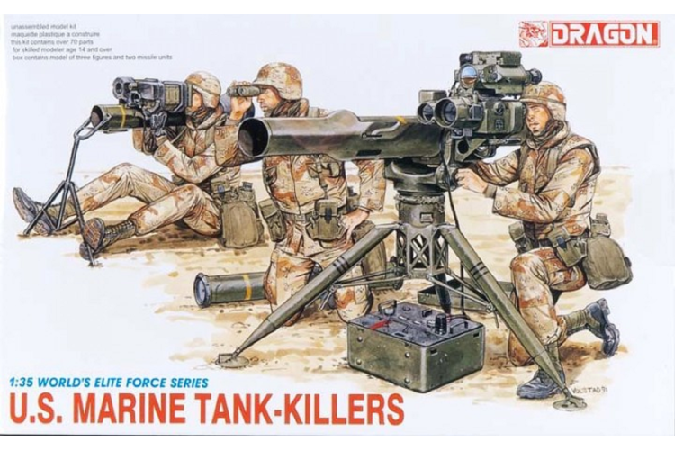 1:35 Dragon 3012 U.S. Marine Tank-Killers - Worlds Elite Force Series